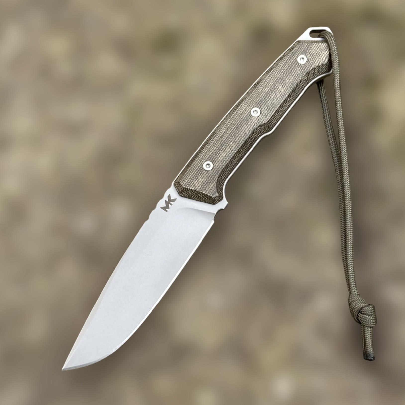 Nóż MK Knives & Tools Nomad PROTOTYPE MK/Fox Glass Blasted Elmax Green ...