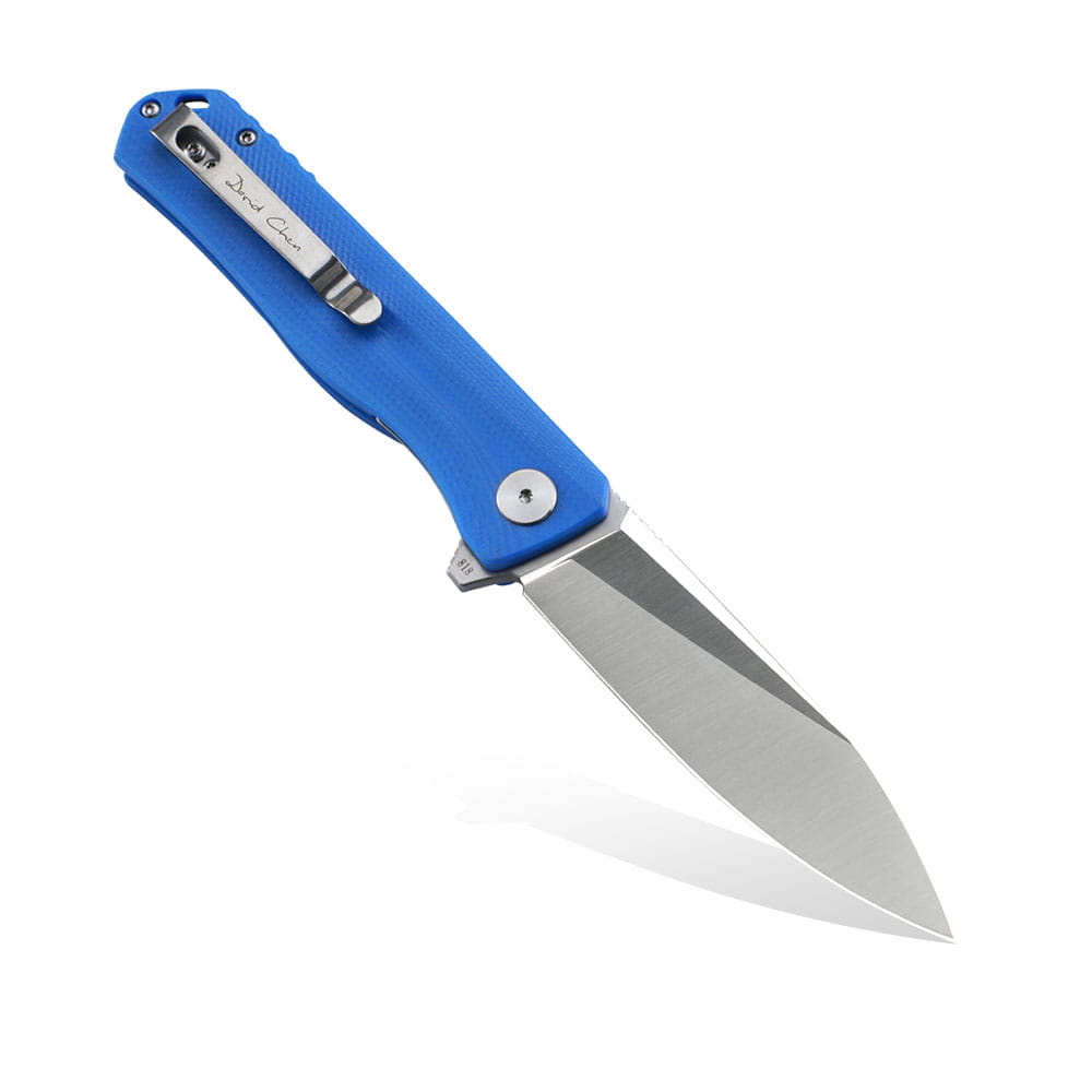 Nóż składany Petrified Fish Forward PF-818 BS Blue Satin NOLAGA